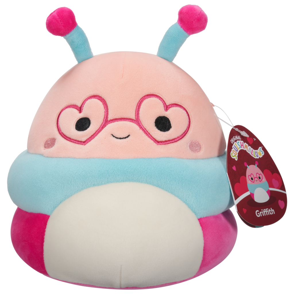 SQUISHMALLOWS Griffith the Pink and Blue Caterpillar