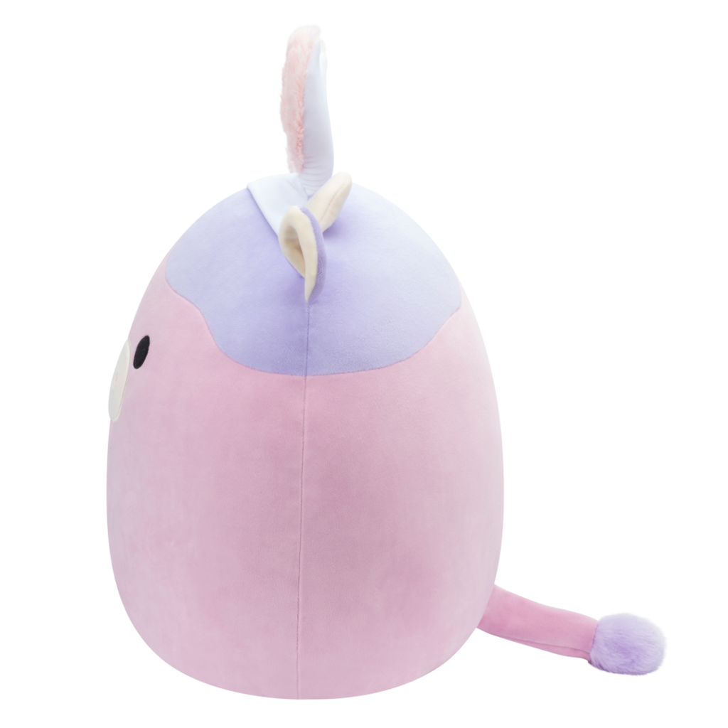 SQUISHMALLOWS Patty the Pink And Purple Cow W/ Bunny Ears