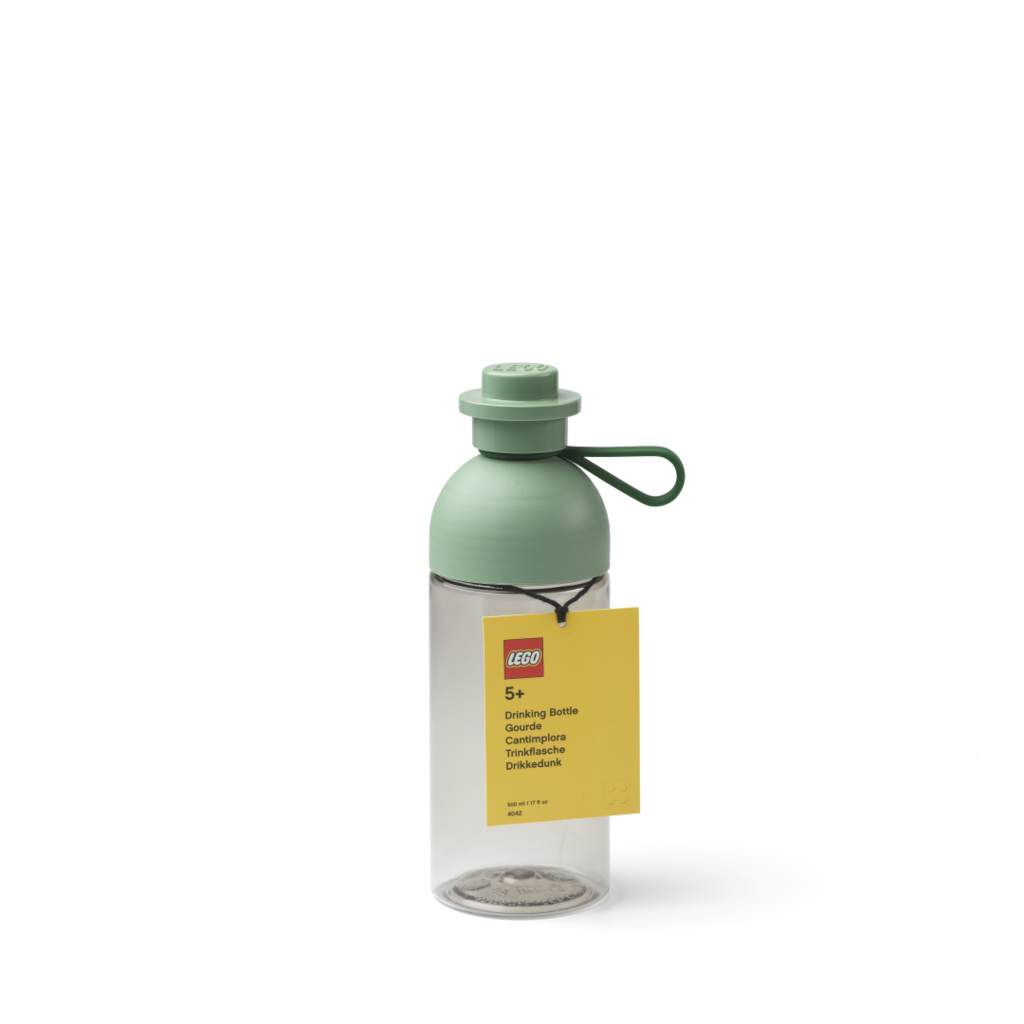 LEGO Hydration Bottle 0,5L Transparent - Sand Green