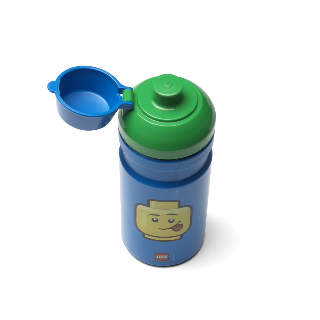 LEGO Drinking Bottle Blue (Iconic Boy)