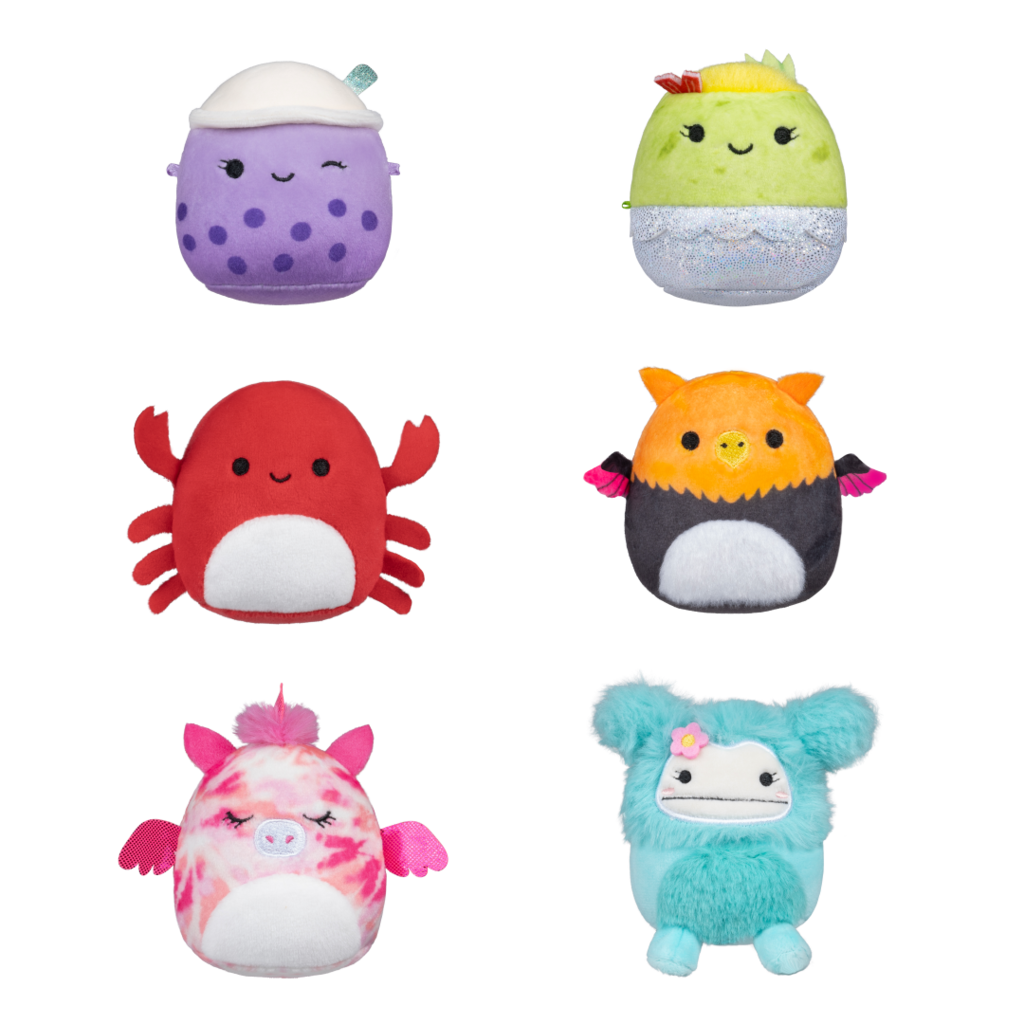 SQUISHMALLOWS Micromallows 6Pack - Gryf, Alicorn, Burrito, Krab ...