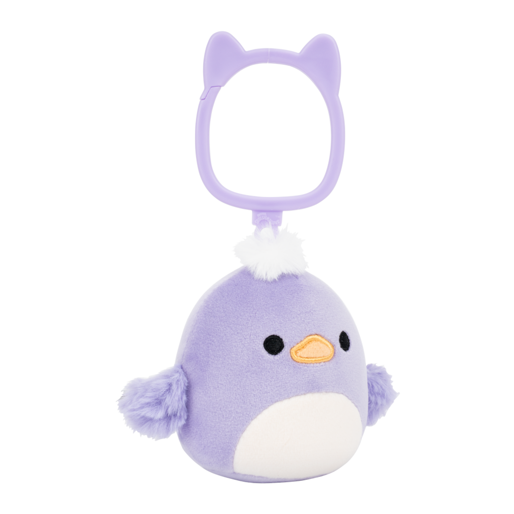 SQUISHMALLOWS Clip-On Daquarius the Purple Duck